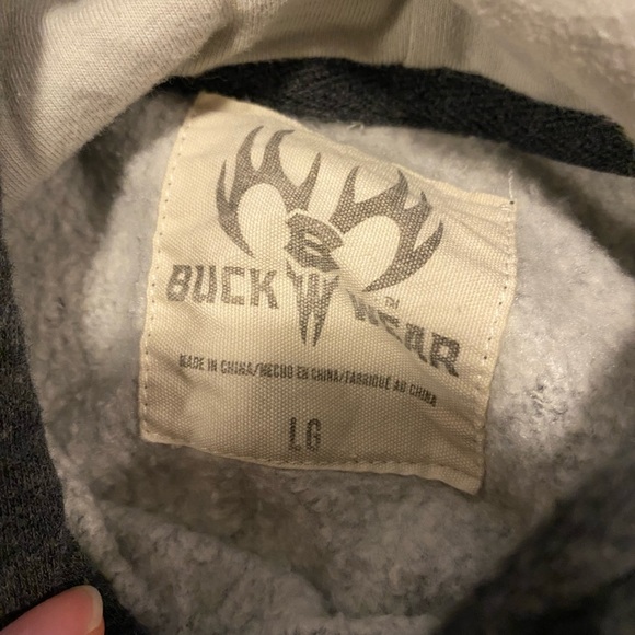 Buck Wear | Shirts | Buck Wear Patriotic Hoodie Size Mens Large | Poshmark